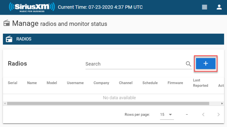 SiriusXM Scheduling Portal – Dynamic Media Help